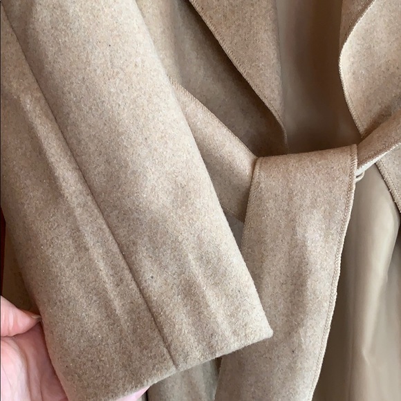 Chicwish | Jackets & Coats | Beautiful Tan Wrap Jacket With Oversized ...